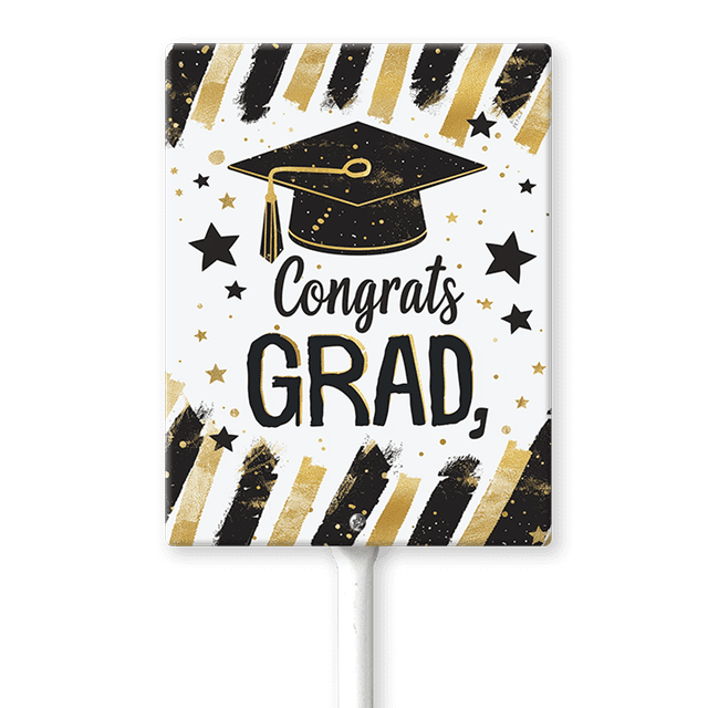 Eveokoki Congrats Grad Decorative Signage, 8x12 Inch Aluminum ...