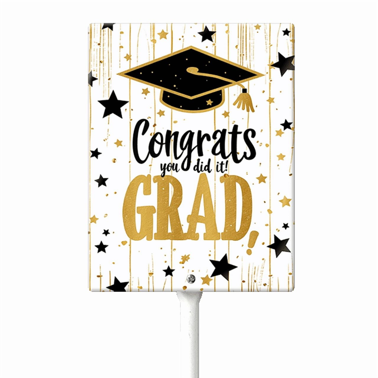 Eveokoki Congrats Grad You Did It Decorative Signage, 8x12 Inch ...