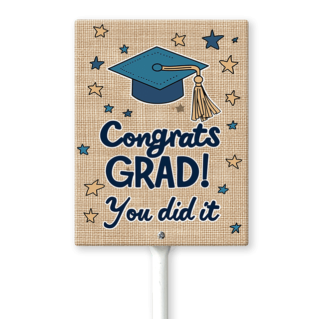 Eveokoki Congrats Grad You Did It Decorative Signage, 8x12 Inch ...