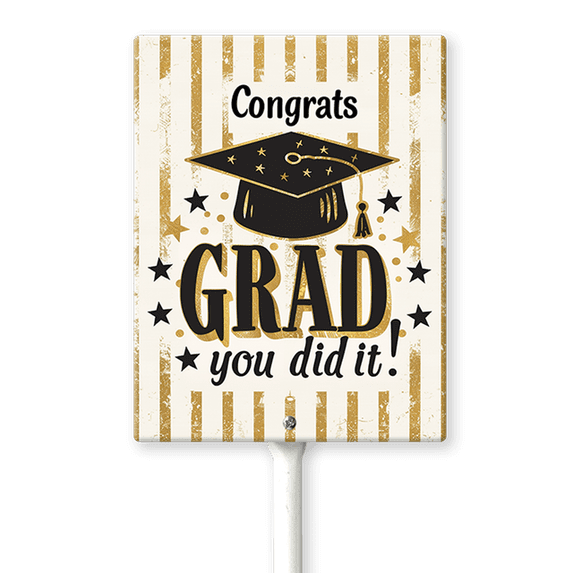 Eveokoki Congrats Grad You Did It Decorative Signage, 8x12 Inch ...