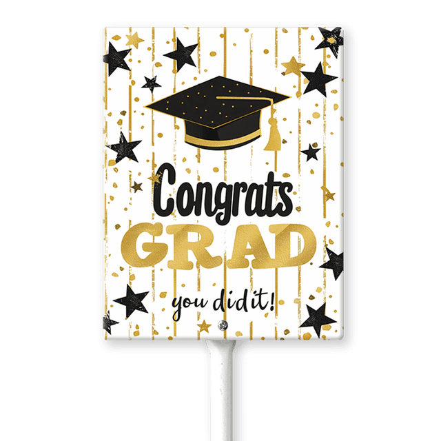 Eveokoki Congrats Grad You Did It Decorative Signage, 8x12 Inch ...