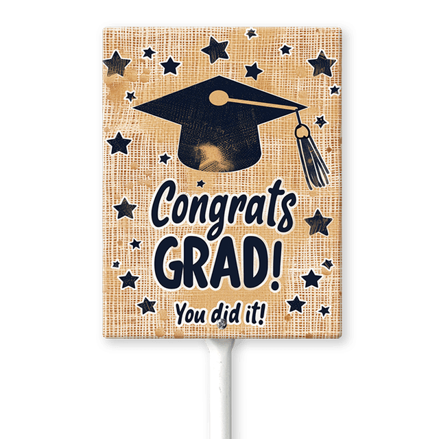 Eveokoki Congrats Grad You Did It Decorative Signage, 8x12 Inch ...