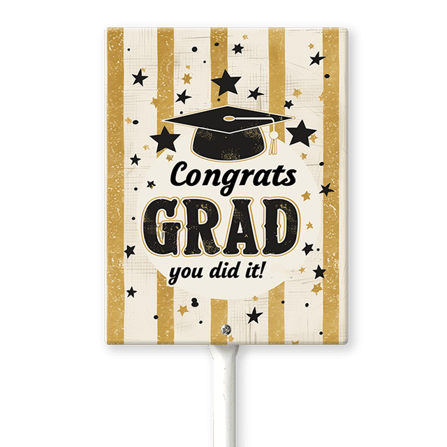 Eveokoki Congrats Grad You Did It Decorative Signage, 8x12 Inch ...