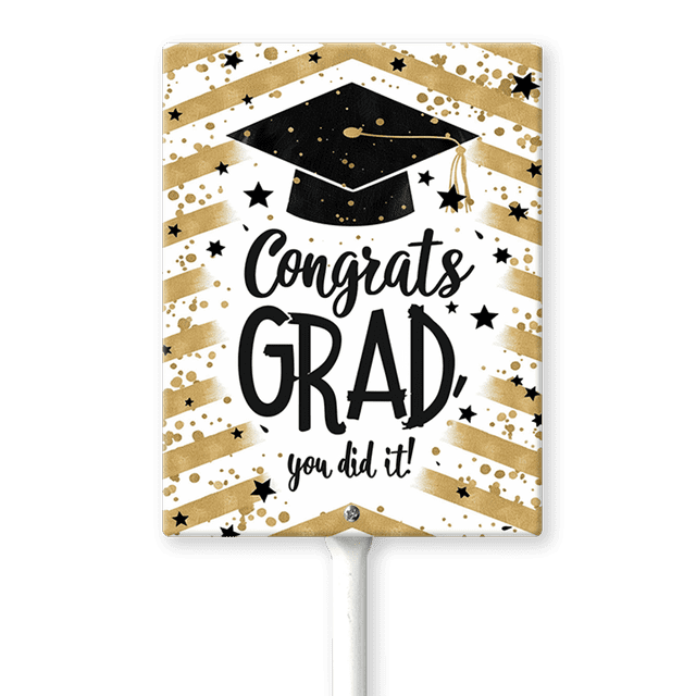 Eveokoki Congrats Grad You Did It Decorative Signage, 8x12 Inch ...