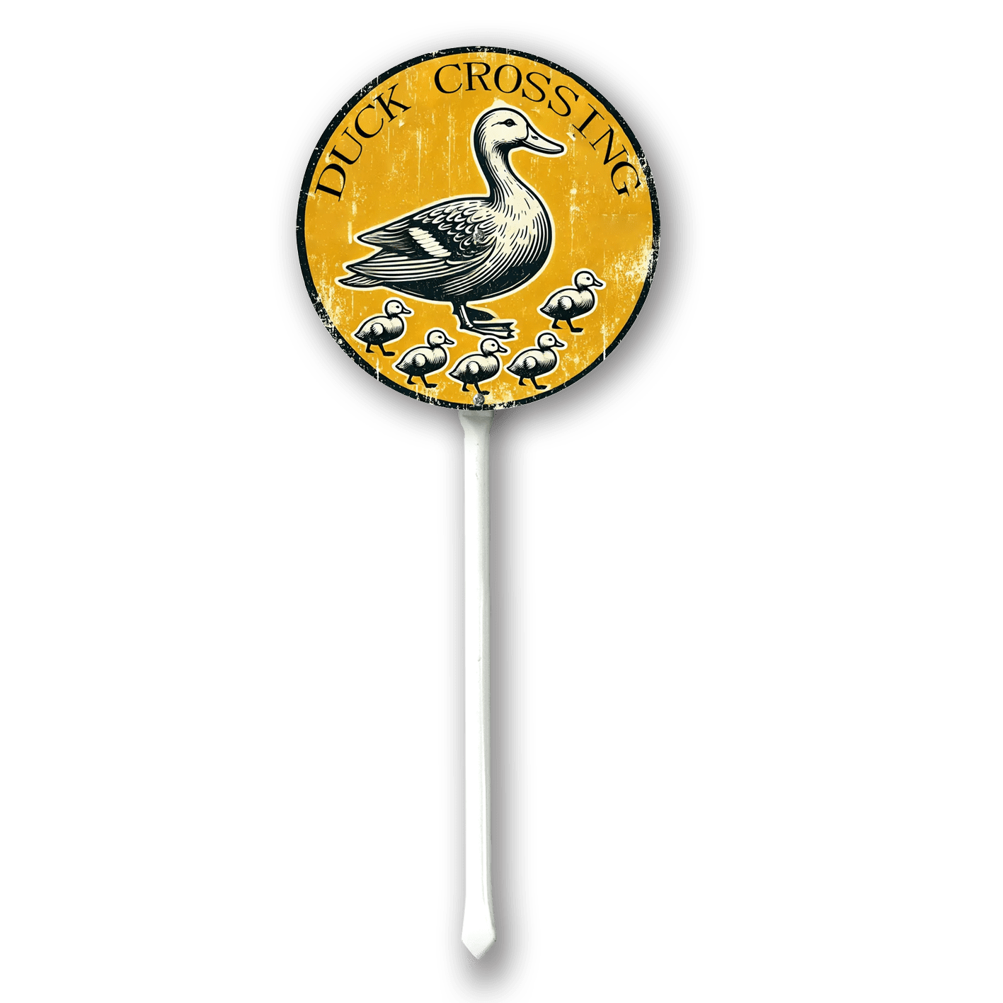 Eveokoki Duck Crossing Sign With Stake For Neighborhoods Yard Farm ...
