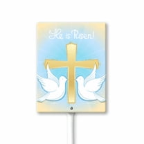 Eveokoki Easter Decorations Outdoor He Is Risen Easter Yard Decor ...