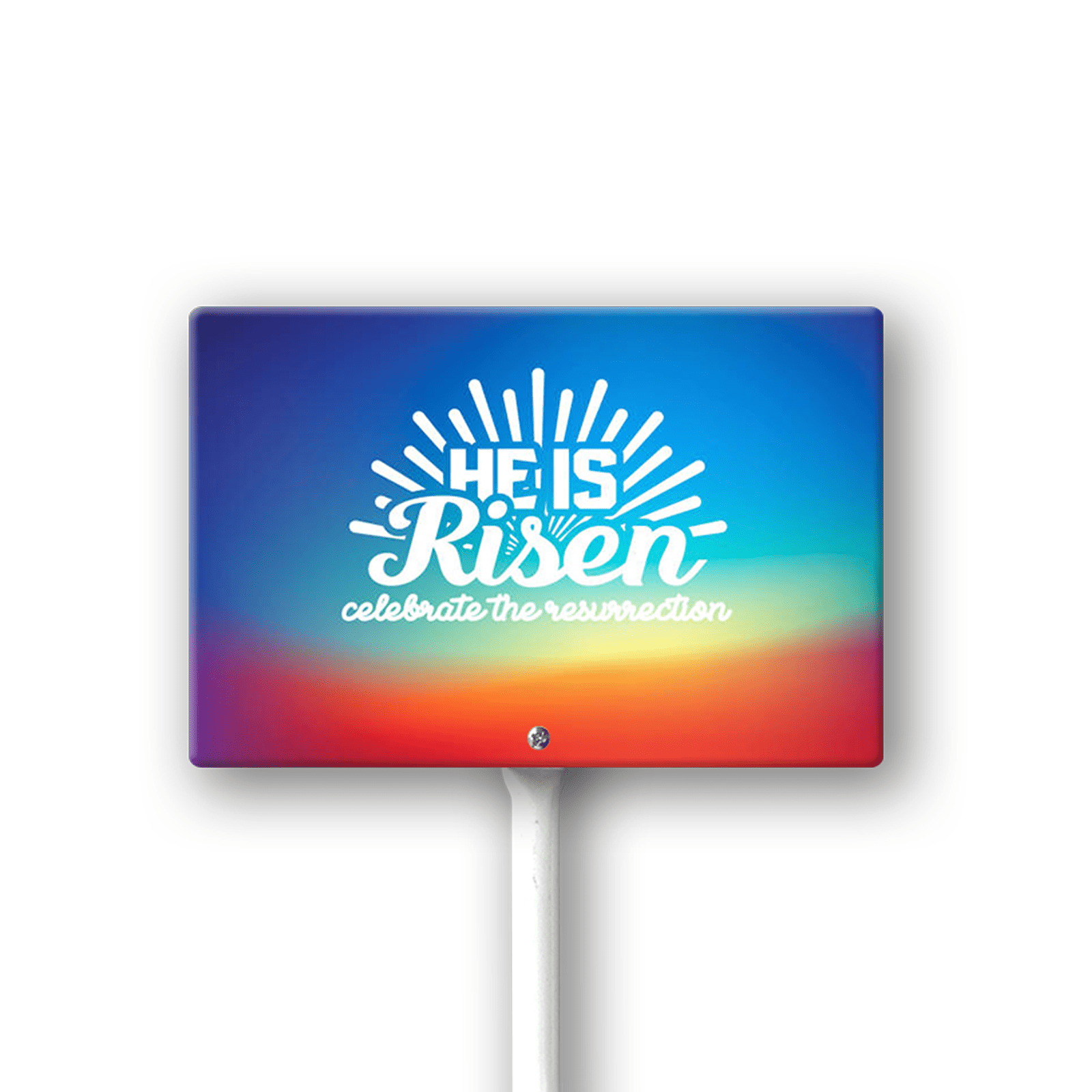 Eveokoki Easter He is Risen Yard Signs with Metal Stakes Outdoor ...