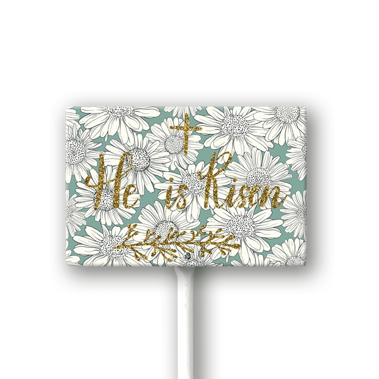 Eveokoki Easter He is Risen Yard Signs with Metal Stakes Outdoor ...