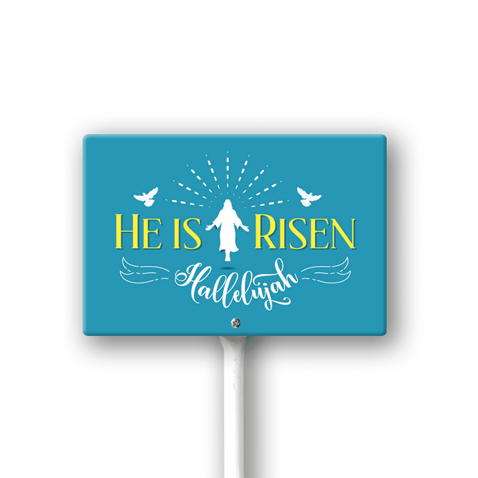 Eveokoki Easter He is Risen Yard Signs with Metal Stakes Outdoor ...