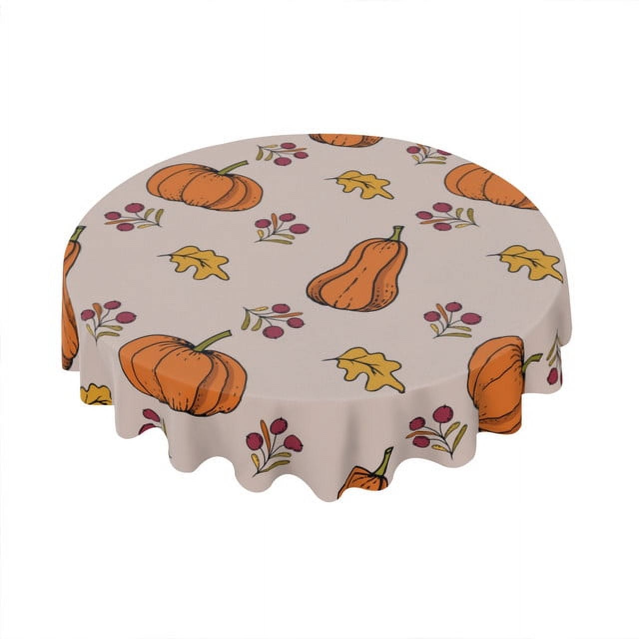 Eveokoki Fall Round Tablecloth,Harvest Tablecloth 60 inch,Autumn ...