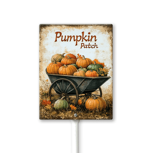 Eveokoki Fall Yard Decorations Outdoor Aluminum Pumpkin Patch Garden ...