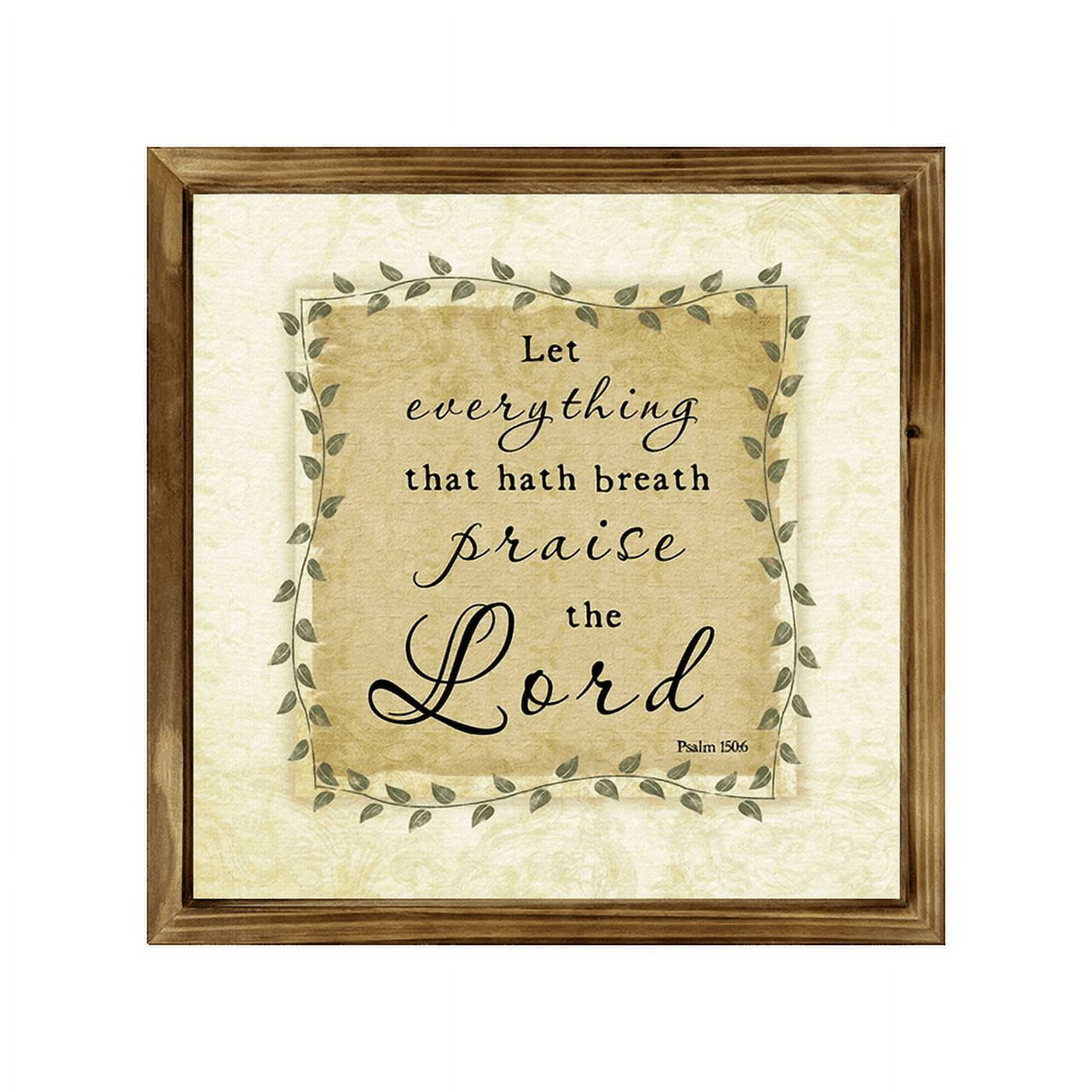 Eveokoki Farmhouse Decor - Modern Rustic Wall Art Home Decor - Praise ...