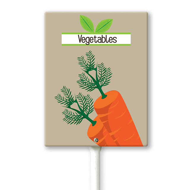 Eveokoki Farming Vegetable Garden Sign Carrot Sign with Stake 7x8.8inch ...