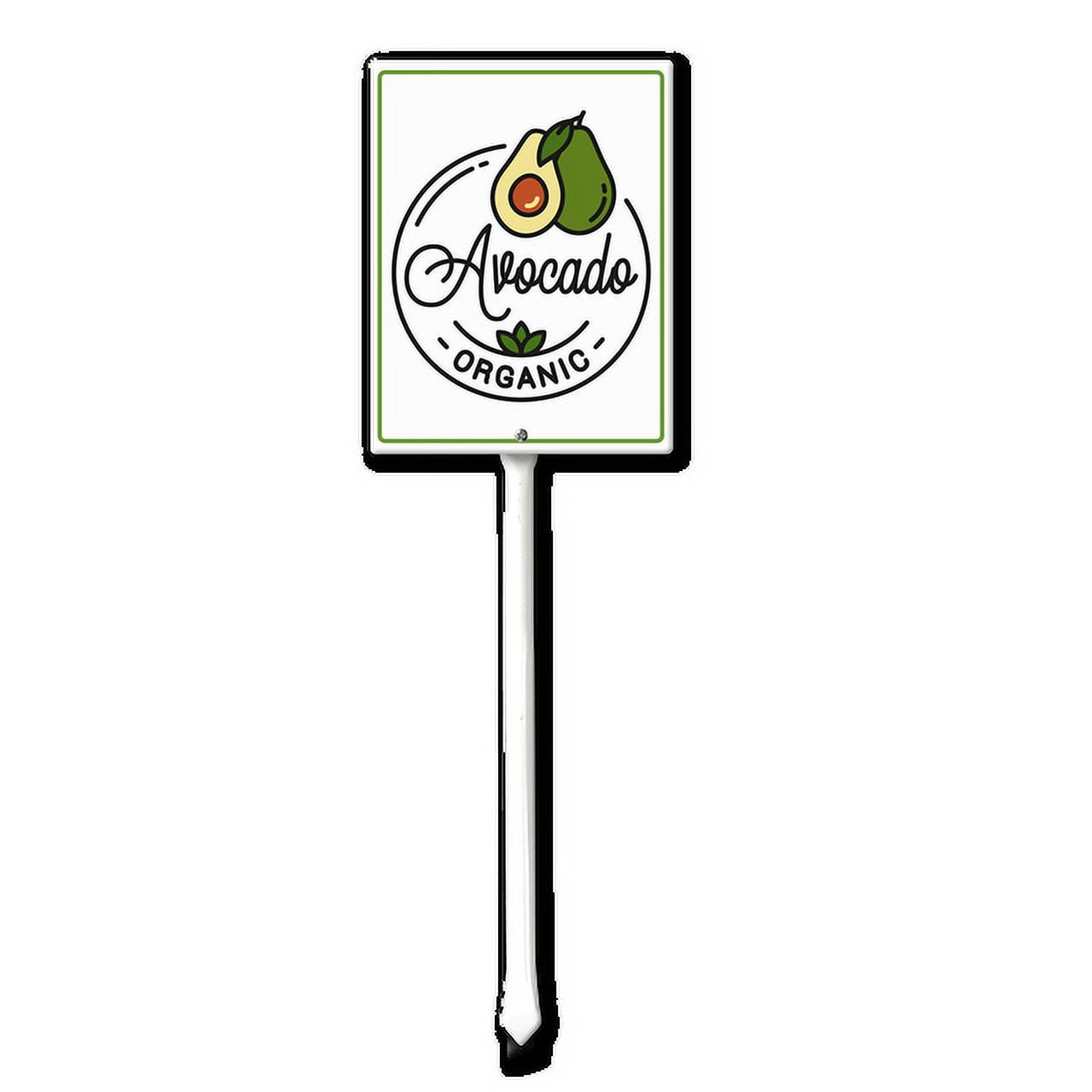 Eveokoki Fruit Signs For Garden With Stake Avocado Yard Sign Vegetable ...