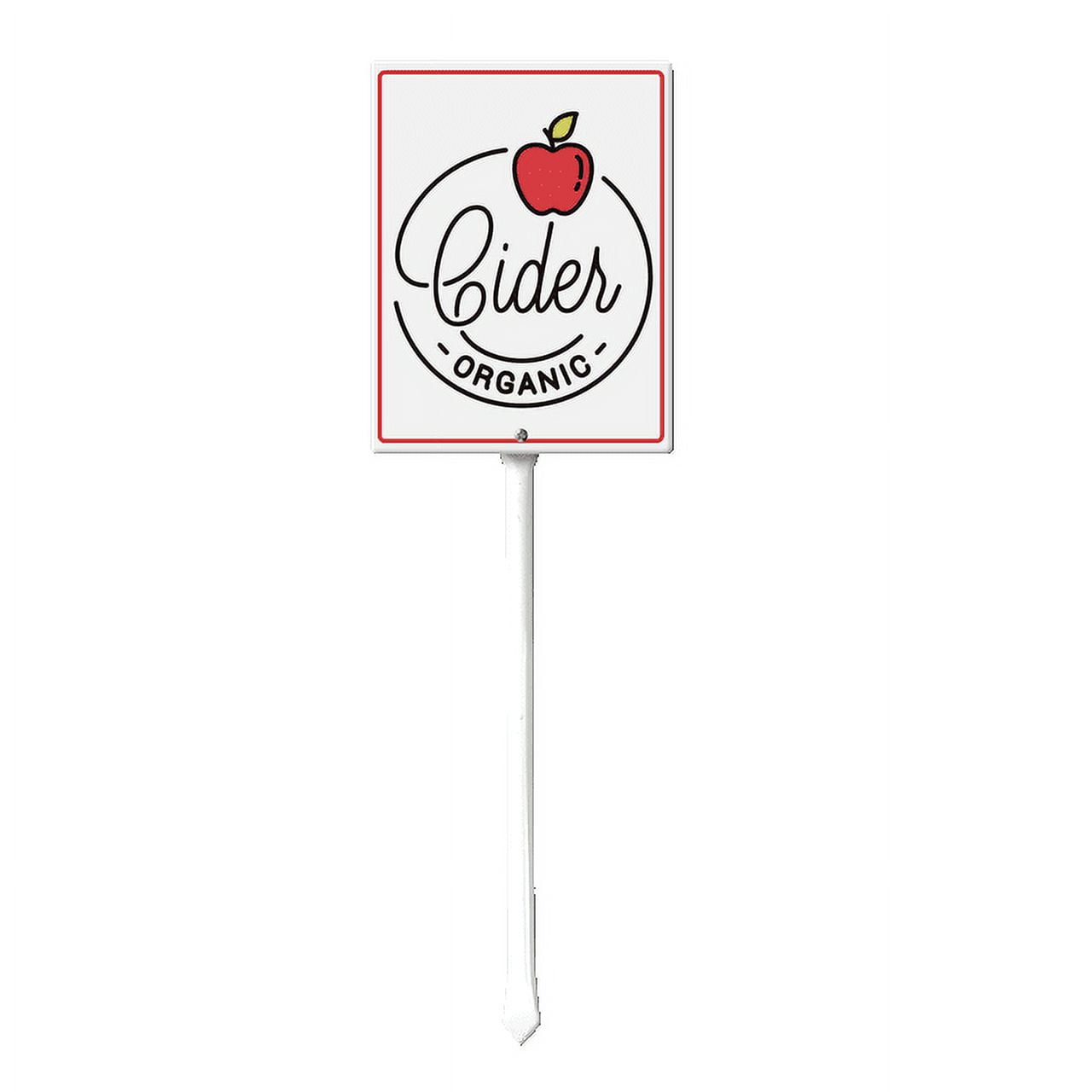 Eveokoki Fruit Signs For Garden With Stake Cider Yard Sign Vegetable ...