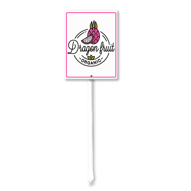 Eveokoki Fruit Signs For Garden With Stake Dragon Yard Sign Vegetable ...