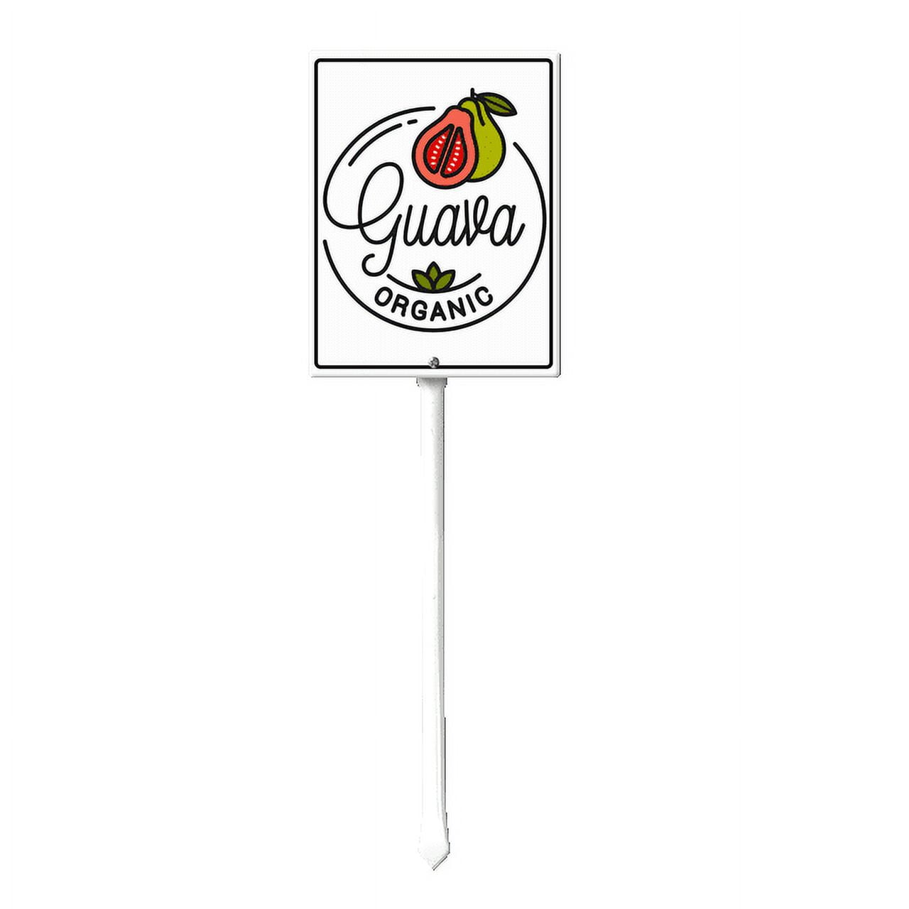 Eveokoki Fruit Signs For Garden With Stake Guava Yard Sign Vegetable ...