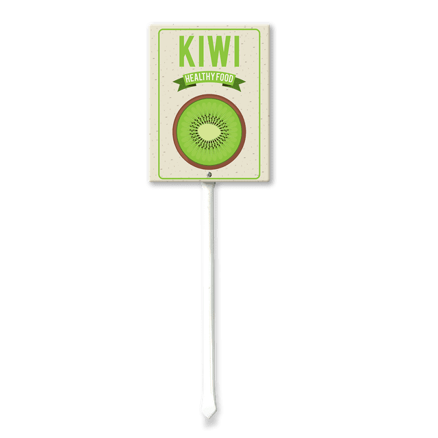 Eveokoki Fruit Signs For Garden With Stake Kiwi Yard Sign Vegetable ...