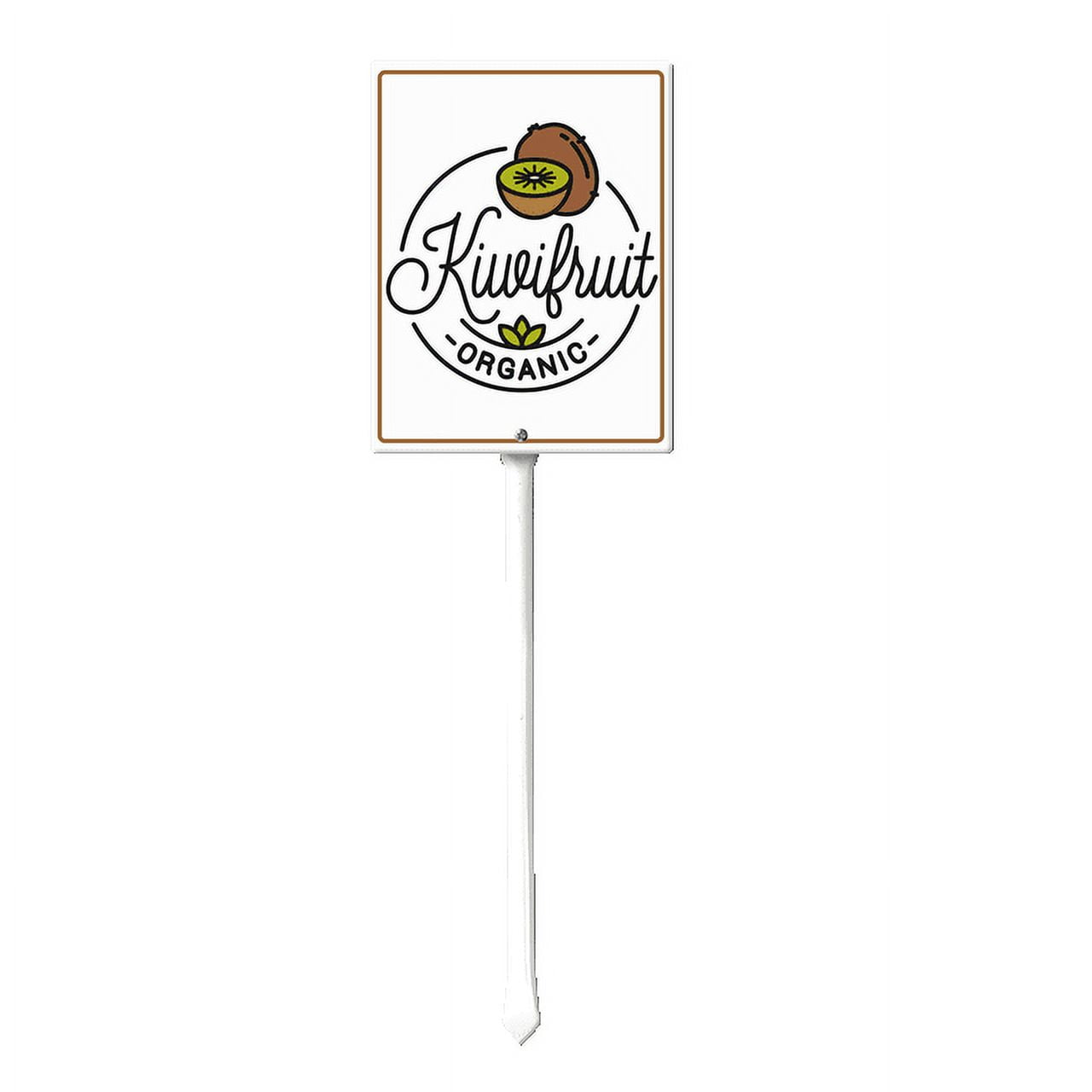 Eveokoki Fruit Signs For Garden With Stake Kiwi Yard Sign Vegetable ...