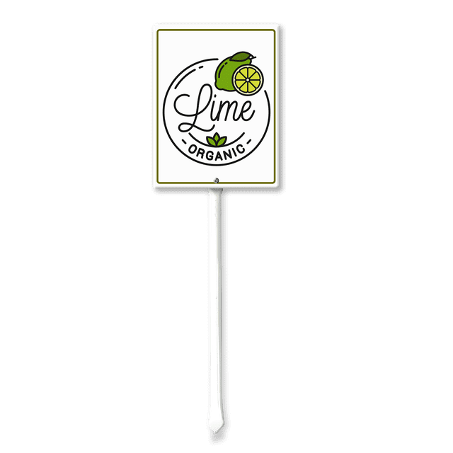 Eveokoki Fruit Signs For Garden With Stake Lime Yard Sign Vegetable ...