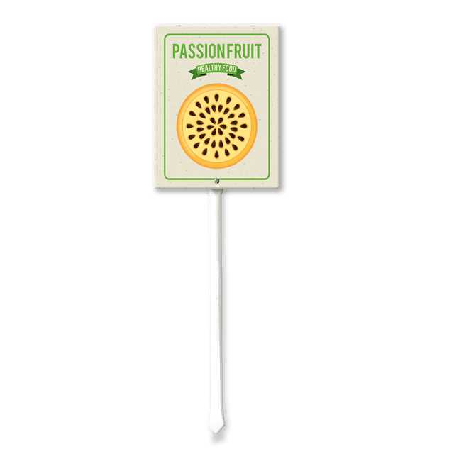 Eveokoki Fruit Signs For Garden With Stake Passionfruit Yard Sign ...