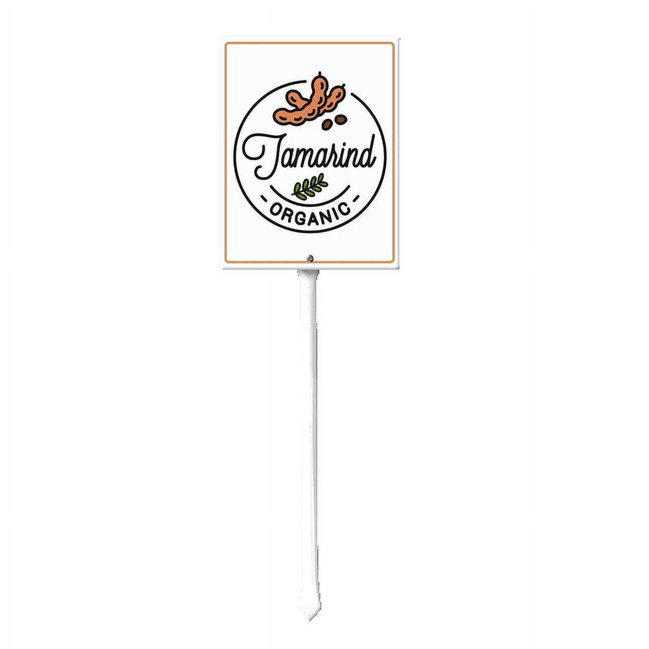 Eveokoki Fruit Signs For Garden With Stake Tamarind Yard Sign Vegetable ...