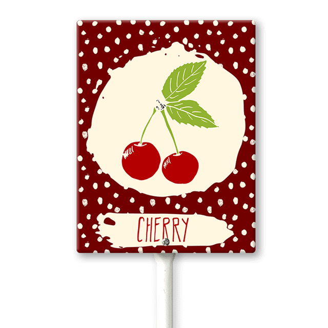 Eveokoki Fruit Signs For Garden With Stake Cherry Yard Sign Vegetable ...