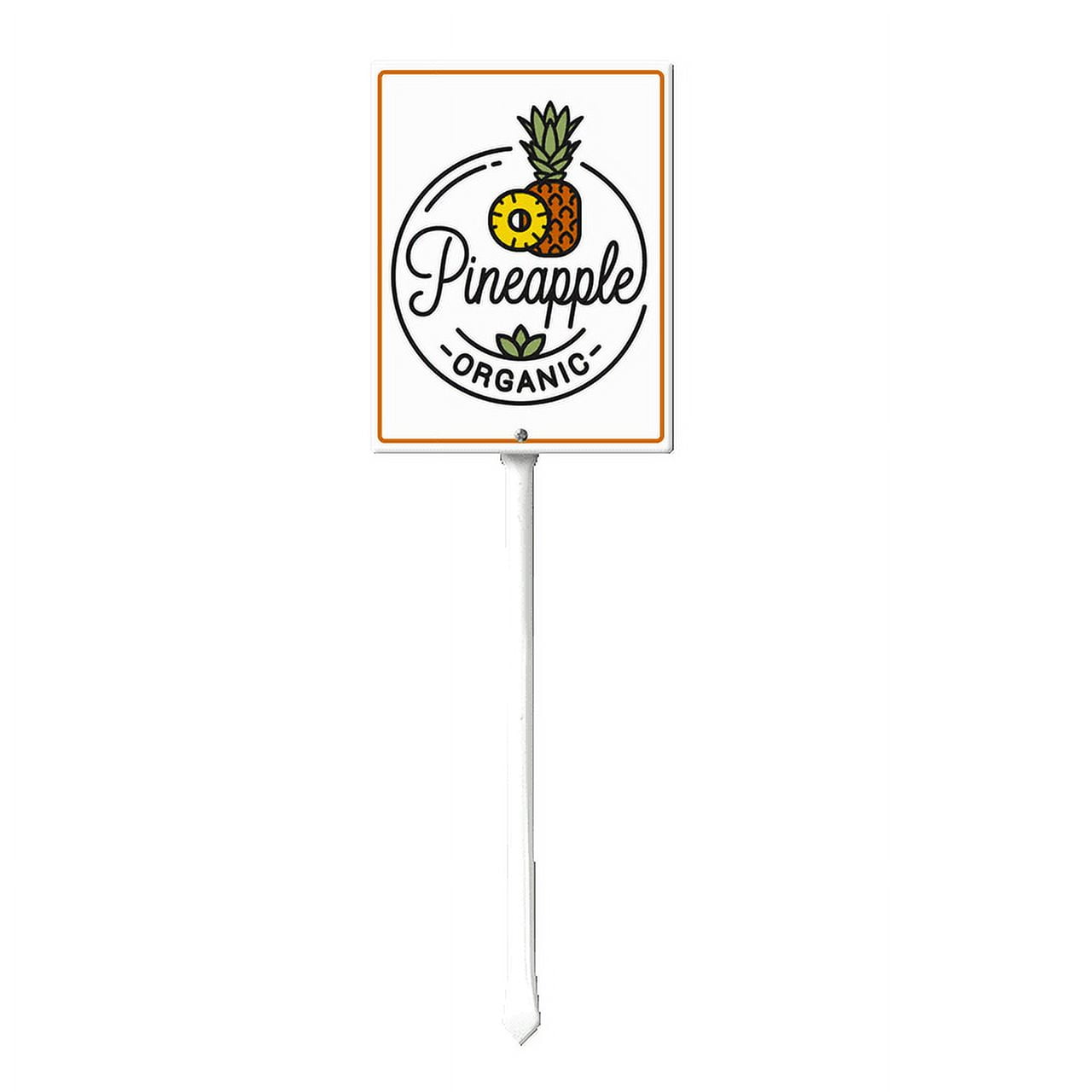 Eveokoki Fruit Signs For Garden With Stake Pineapple Yard Sign ...