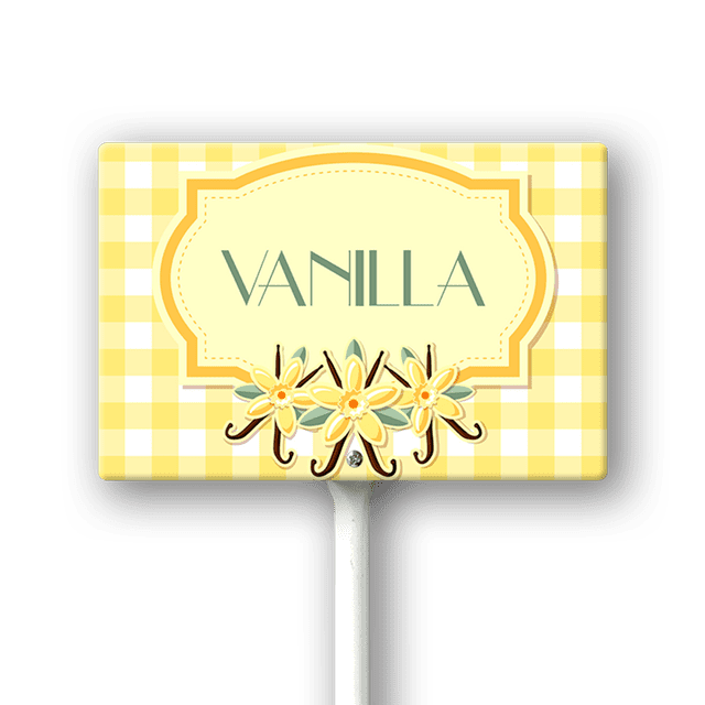 Eveokoki Fruit Signs For Garden With Stake Vanilla Yard Sign Vegetable ...
