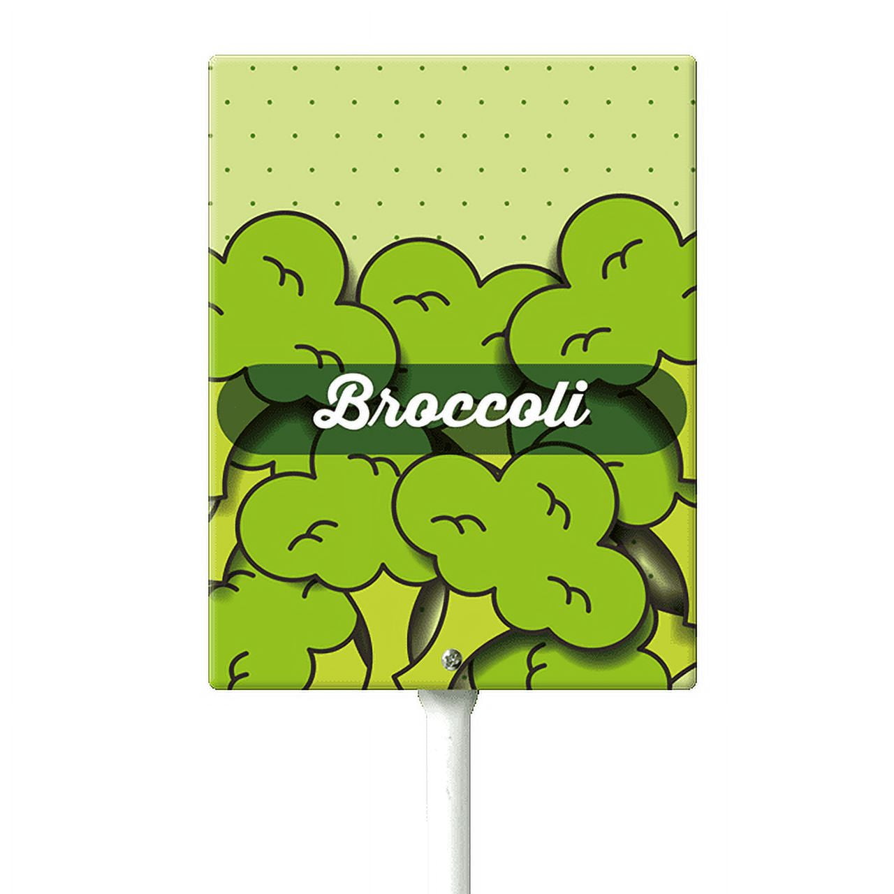 Eveokoki Garden Signs For Vegetables With Stake Broccoli Garden Signs ...