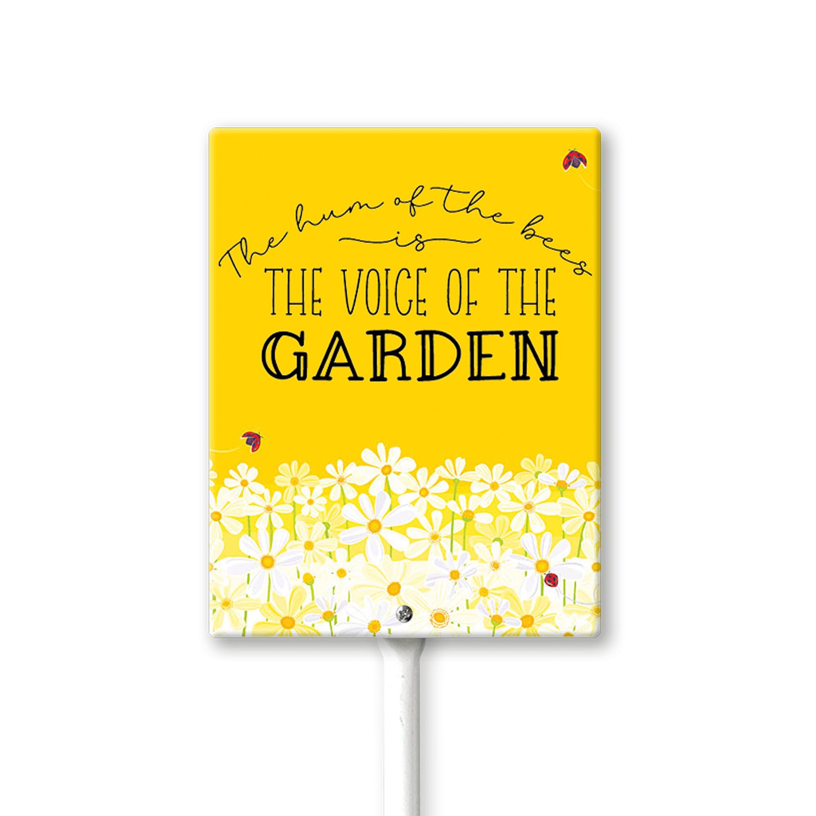 Eveokoki Garden Signs The Hum Of The Bees Is The Voice Sign with Stake ...