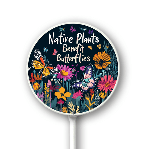 Eveokoki Garden Signs Native Plants Benefit Butterflies Sign with Stake ...