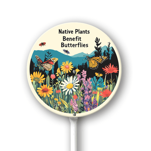 Eveokoki Garden Signs Native Plants Benefit Butterflies Sign with Stake ...