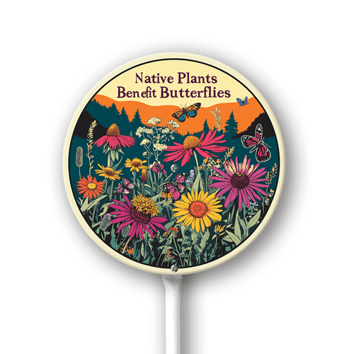 Eveokoki Garden Signs Native Plants Benefit Butterflies Sign with Stake ...