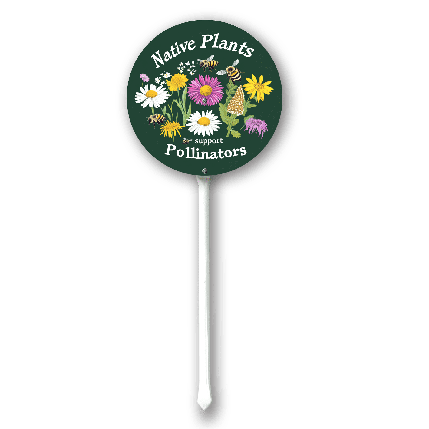 Eveokoki Garden Signs Native Plants Support Pollinators Sign with Stake ...