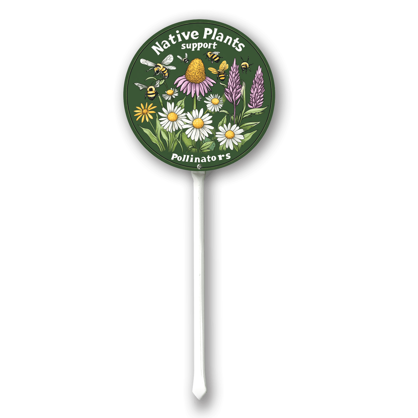 Eveokoki Garden Signs Native Plants Support Pollinators Sign with Stake ...
