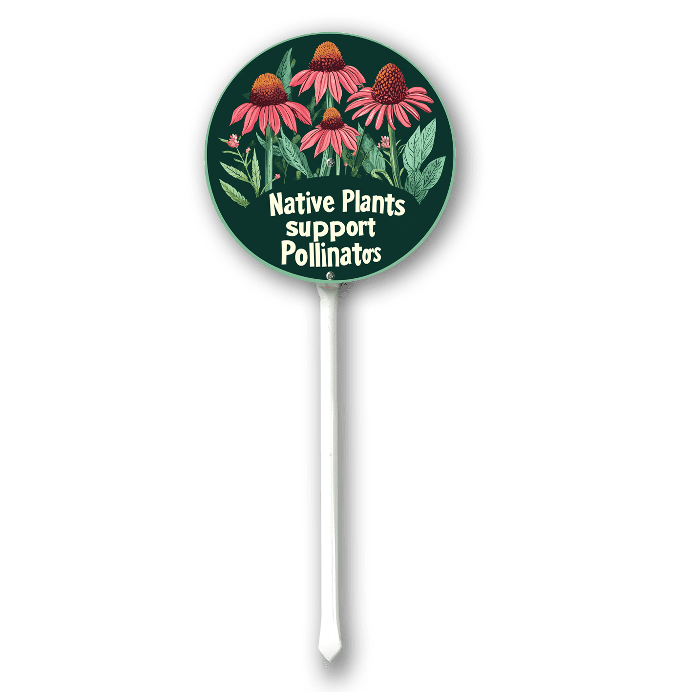 Eveokoki Garden Signs Native Plants Support Pollinators Sign with Stake ...