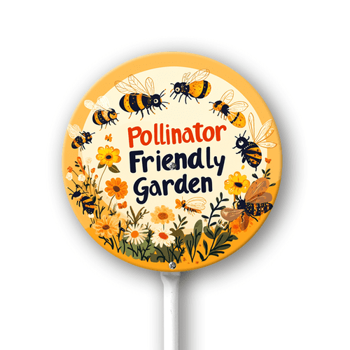 Eveokoki Garden Signs Pollinator Friendly Garden Sign with Stake ...