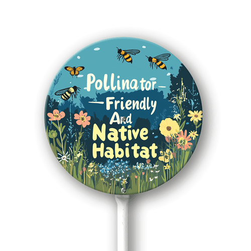 Eveokoki Garden Signs Pollinator-Friendly And Native Habitat Sign with ...