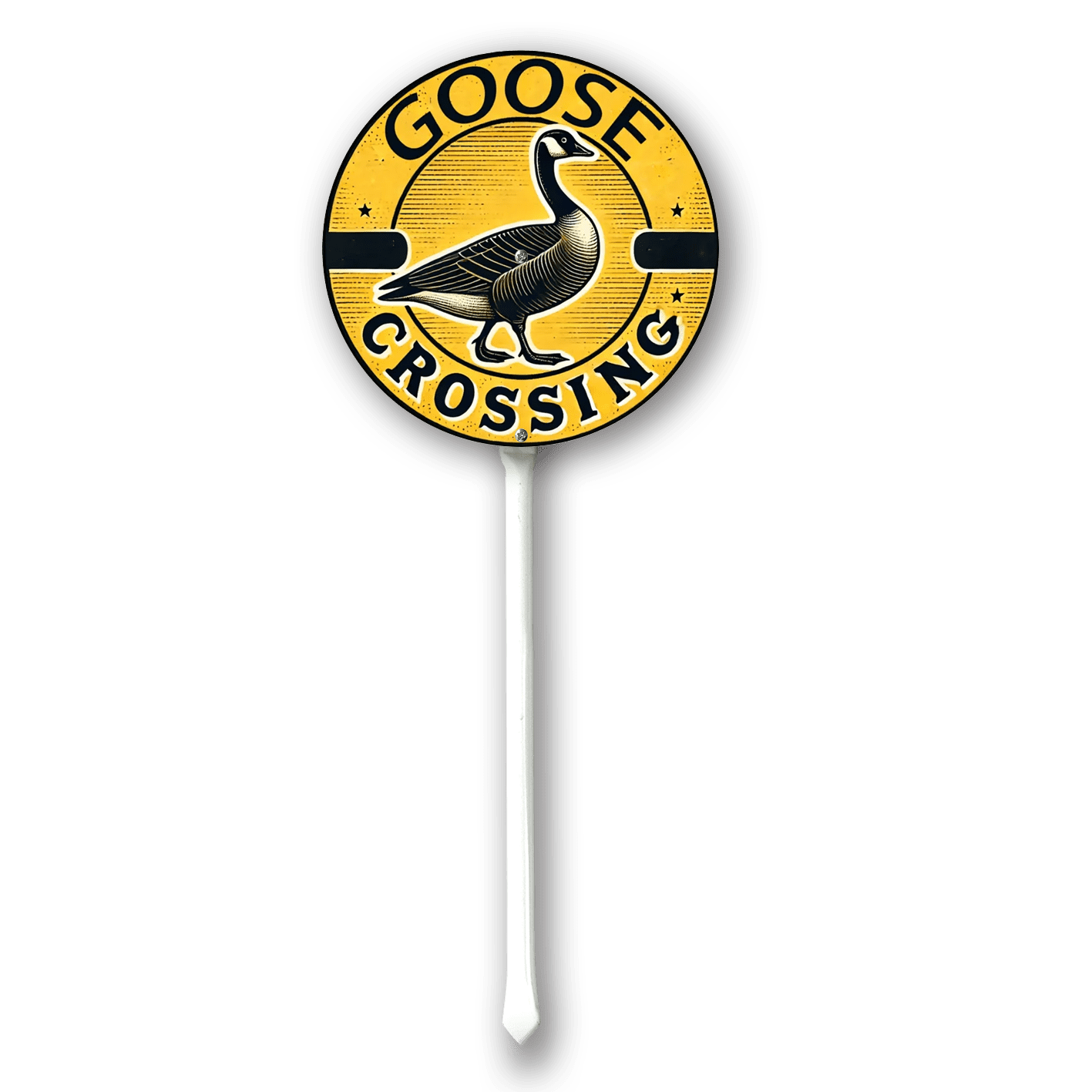 Eveokoki Goose Crossing Sign With Stake For Neighborhoods Yard Farm ...