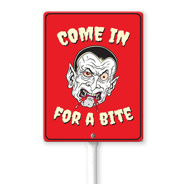 Eveokoki Halloween Yard Sign Come In For A Bite Decorations Yard Signs ...