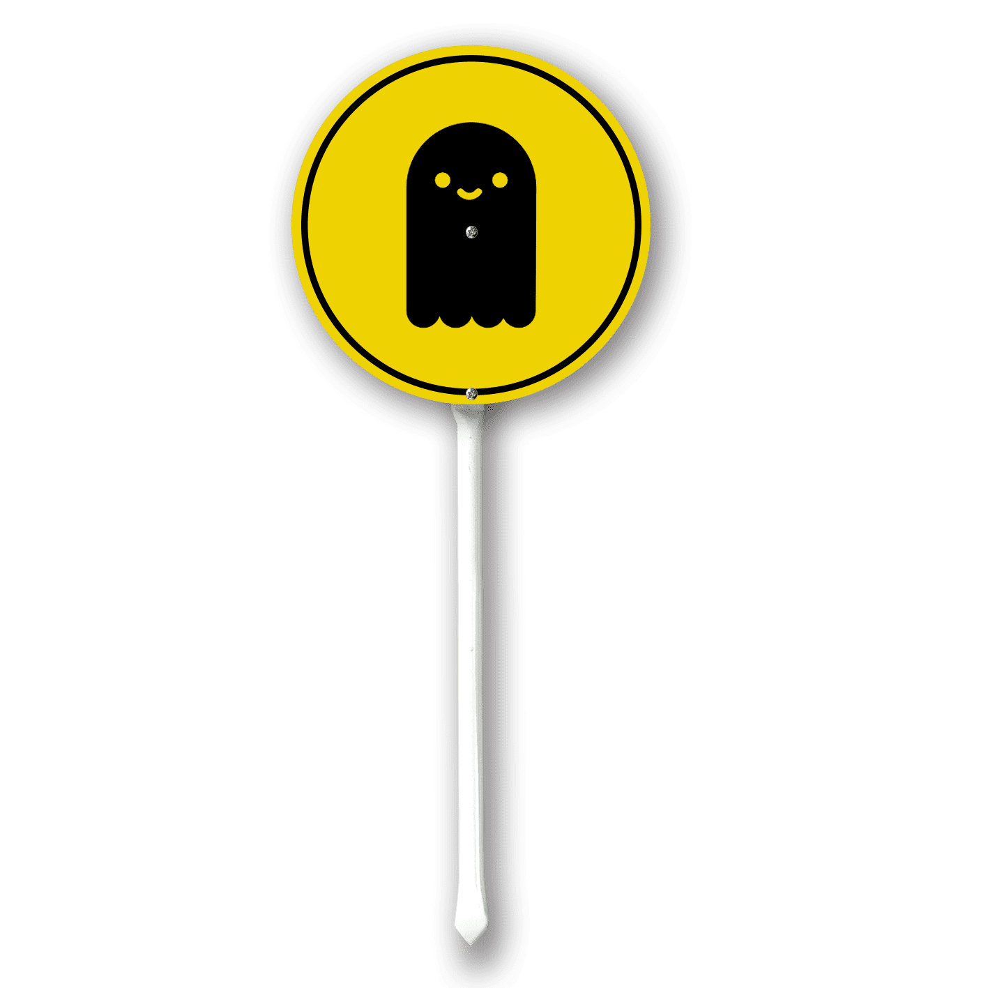 Eveokoki Halloween Yard Sign Cute Ghost Crossing Decorations Yard Signs ...