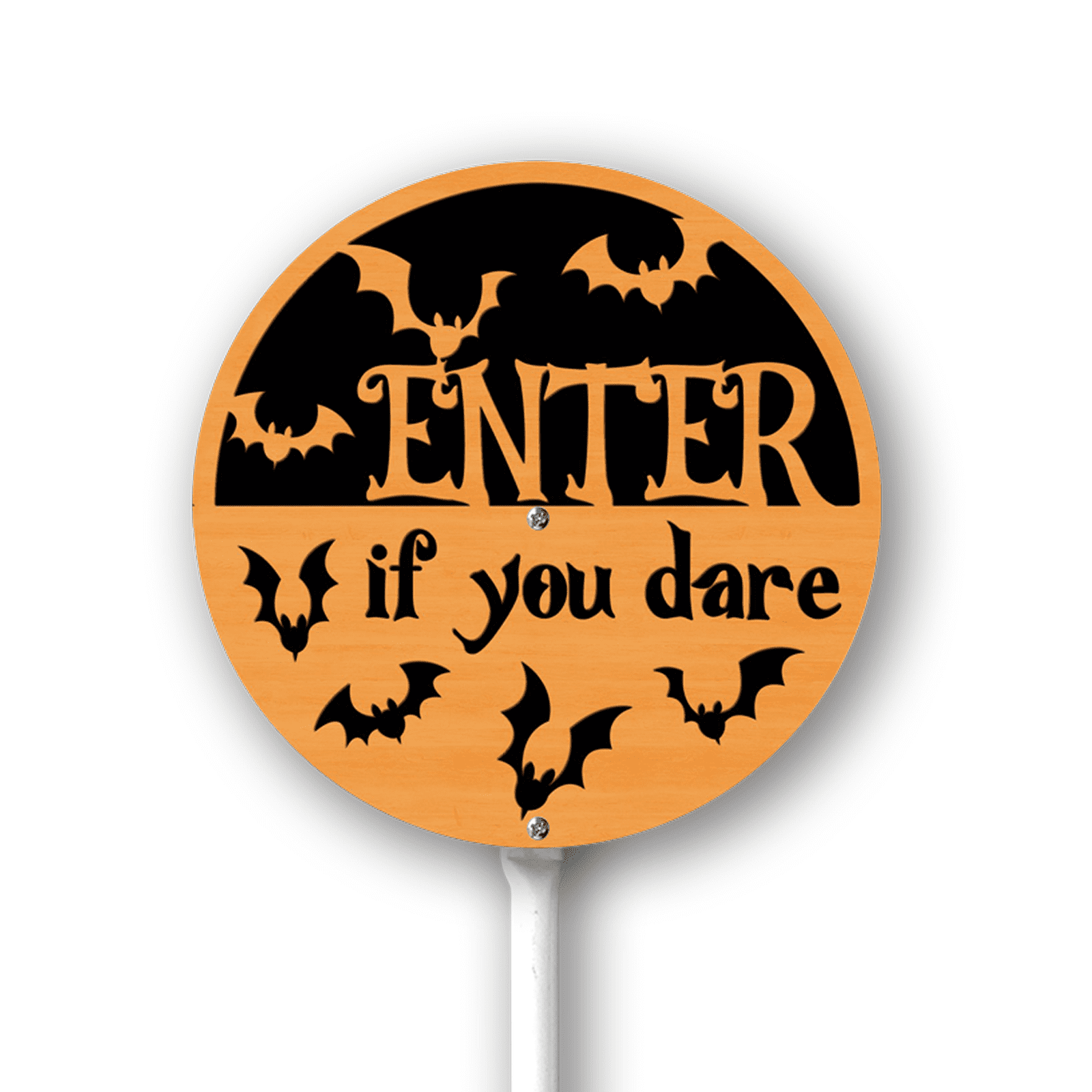 Eveokoki Halloween Yard Sign Enter If You Dare Decorations Yard Signs ...