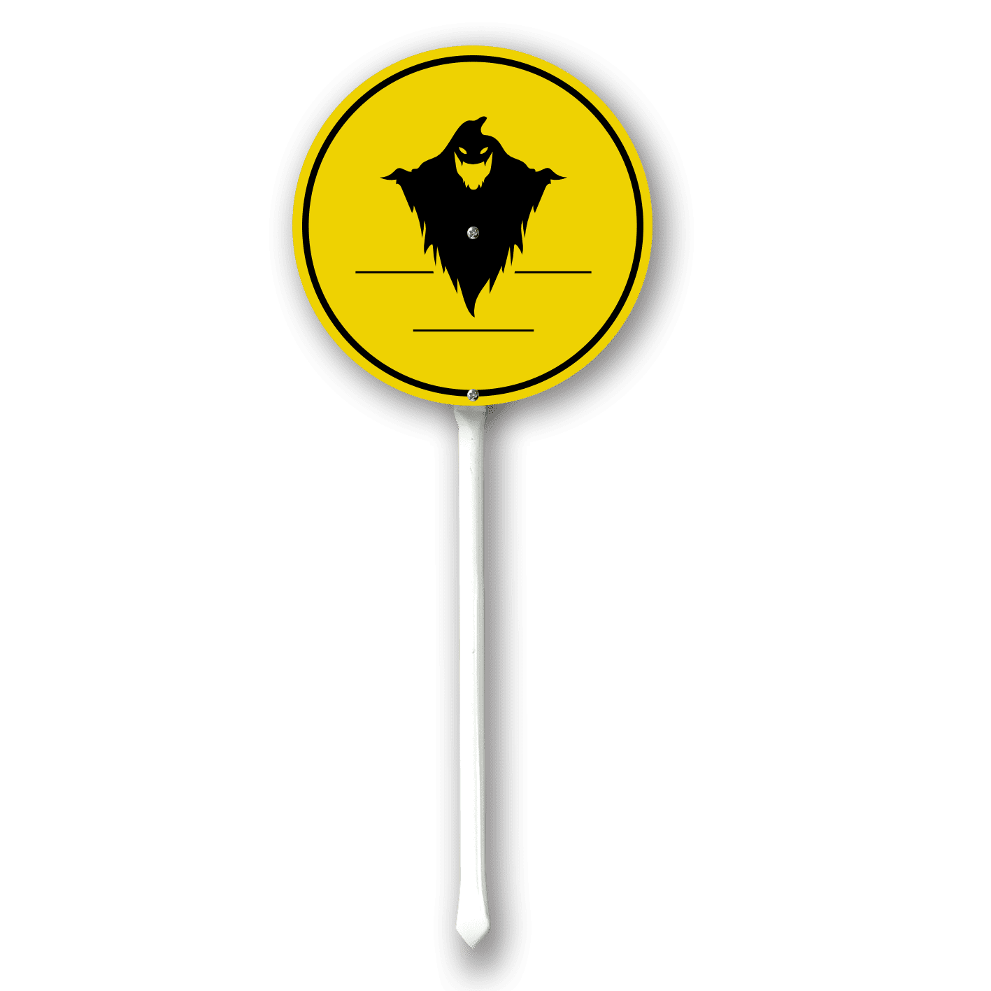 Eveokoki Halloween Yard Sign Ghost Crossing Decorations Yard Signs ...