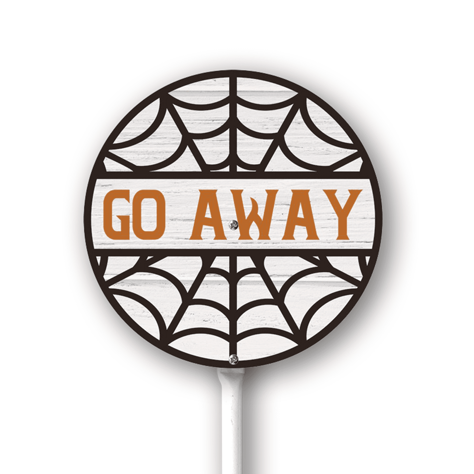 Eveokoki Halloween Yard Sign Go Away Decorations Yard Signs Decorative ...