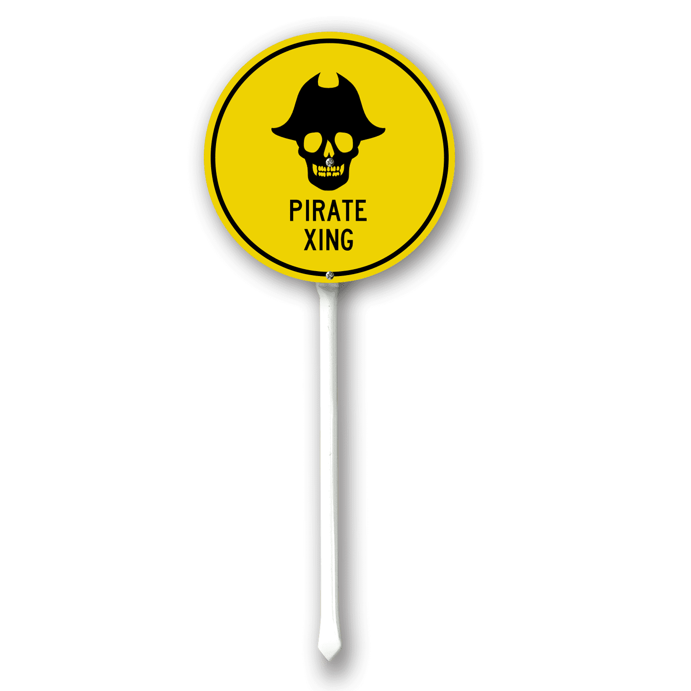 Eveokoki Halloween Yard Sign Pirate Crossing Decorations Yard Signs ...