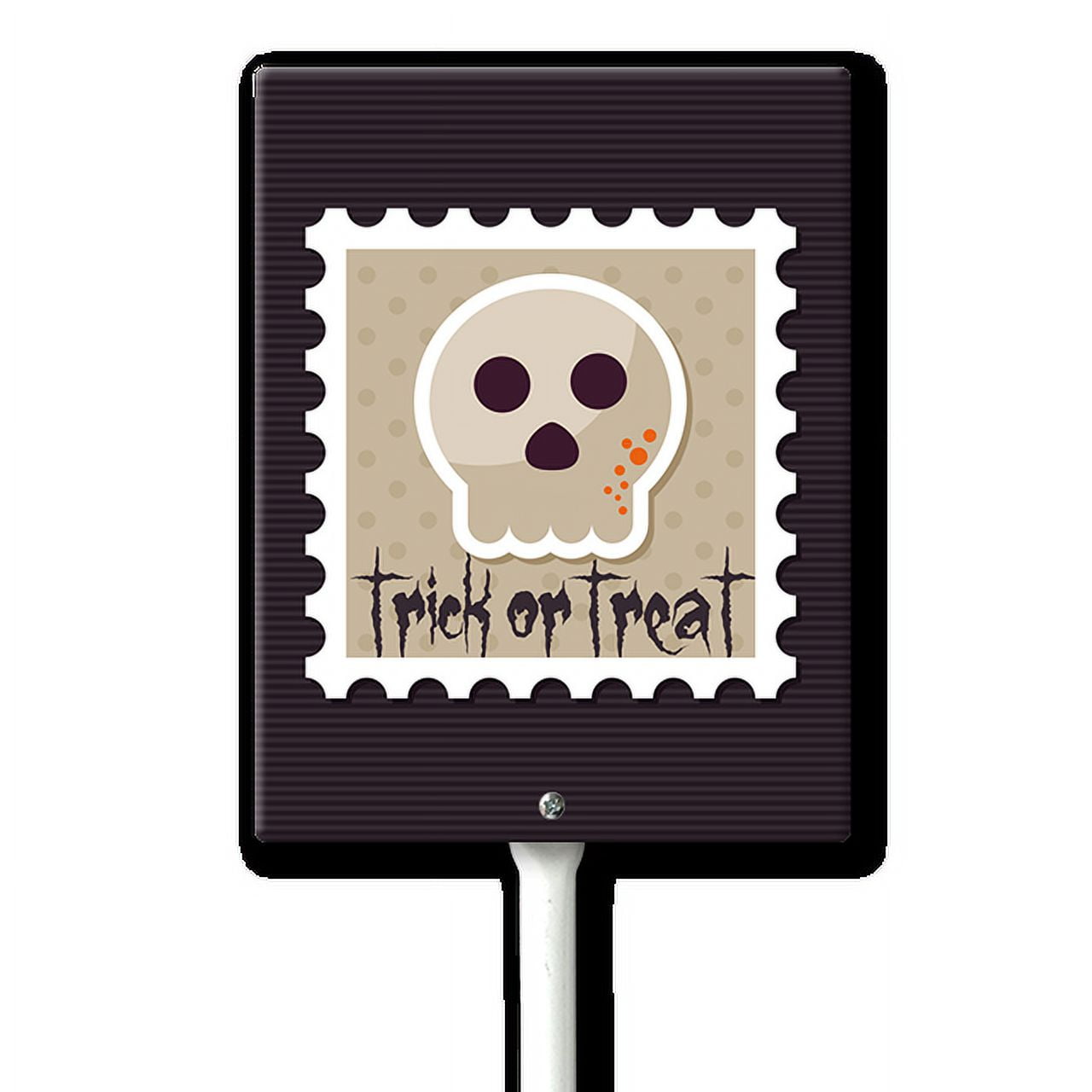 Eveokoki Halloween Yard Sign Skull Decorations Yard Signs Decorative ...