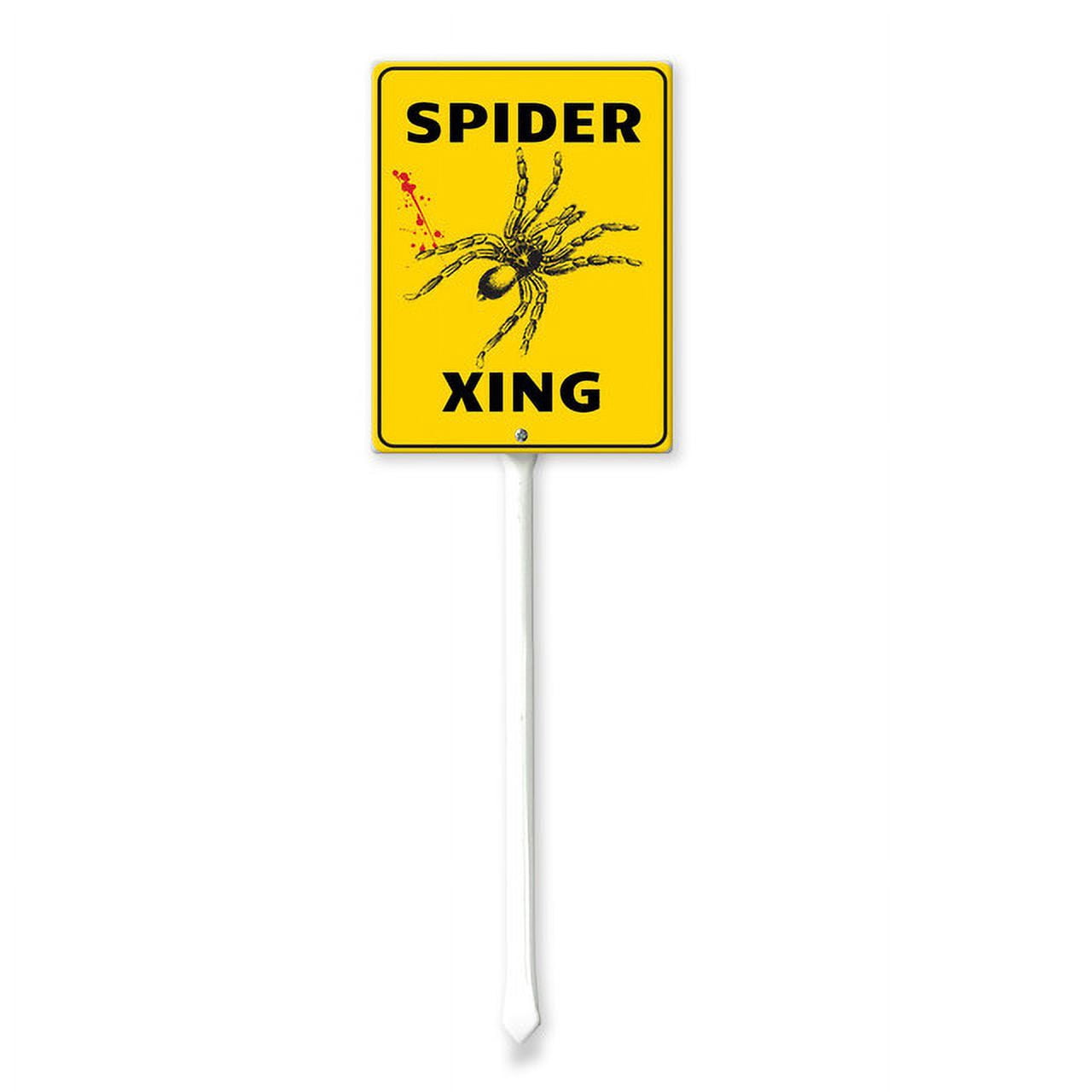 Eveokoki Halloween Yard Sign Spider Xing Decorations Yard Signs ...