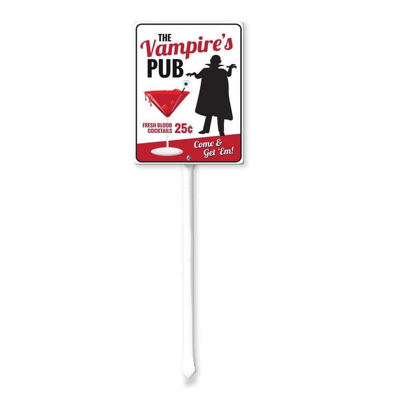 Eveokoki Halloween Yard Sign The Vampire Pub Decorations Yard Signs ...