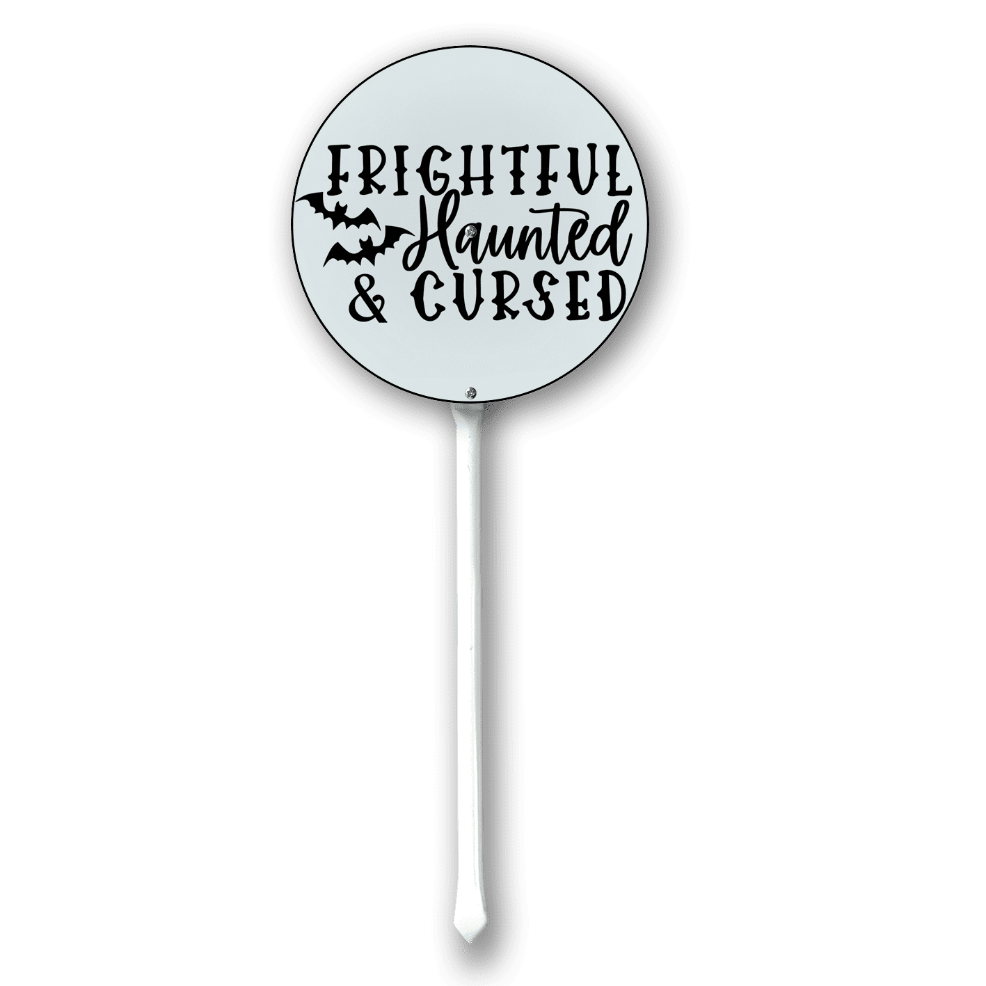Eveokoki Home Halloween Yard Stake, 9.2x9.2 Inch Frightful Haunted And ...